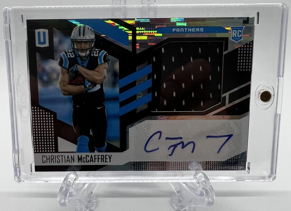 2017 Panini Unparalleled Christian McCaffrey Rookie Patch Auto /99 | eBay