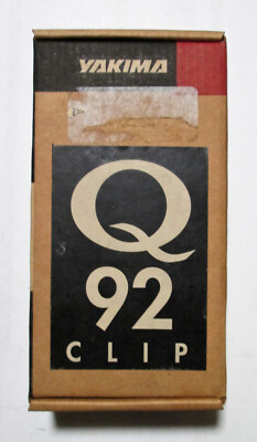 YAKIMA Q92 Q CLIPS # 92 NEW IN BOX. COMPLETE WITH 2 PADS AND STICKERS ...