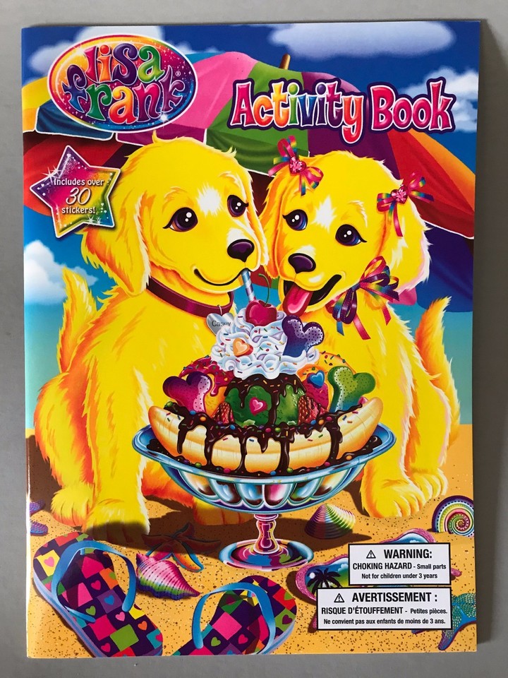 Lisa Frank Activity Book, children's activity book, NEW Lisa Frank ...