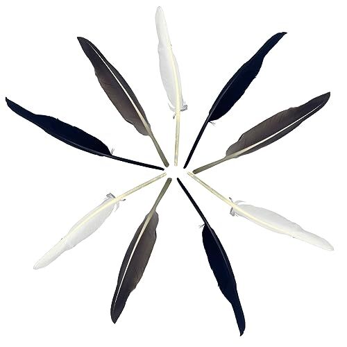 25pcs Long Goose Feathers 10-12 Inch for Crafts DIY Wedding Party Home ...