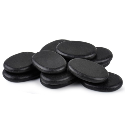 12pcs Massage Master Hot Stone Toe Spa Massage Kit Basalt Rock Asst ...
