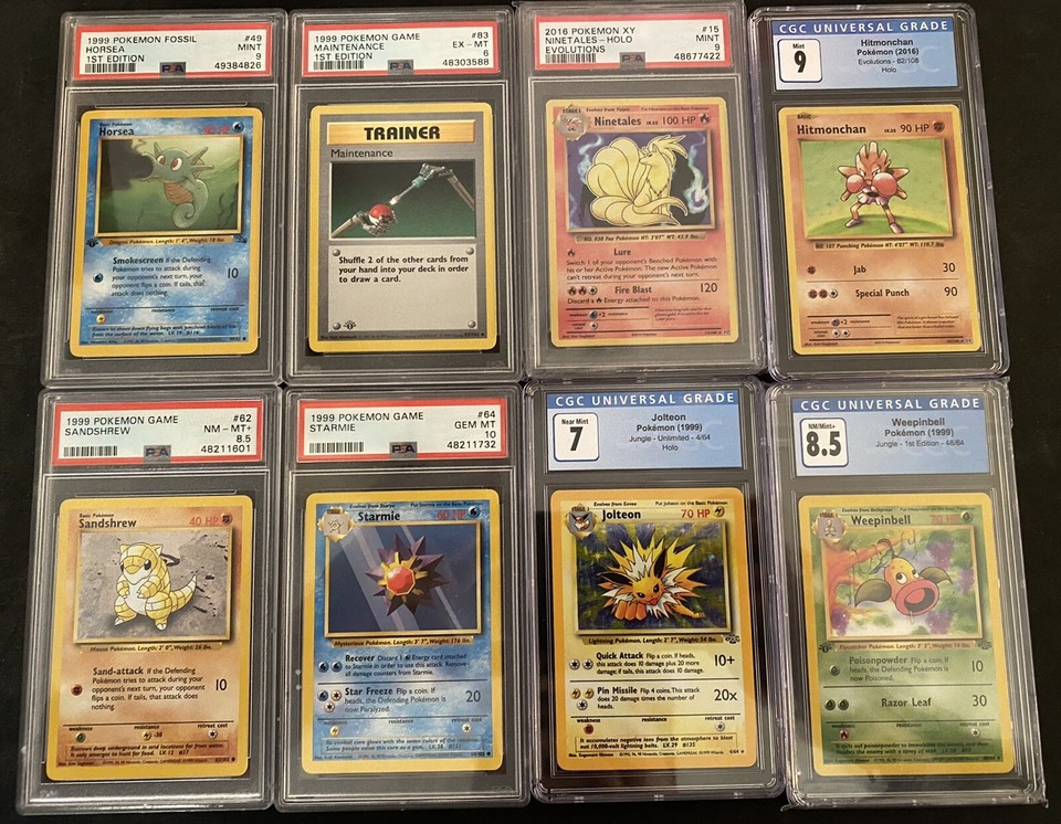Pokemon Card Graded Slabs Bundle | eBay
