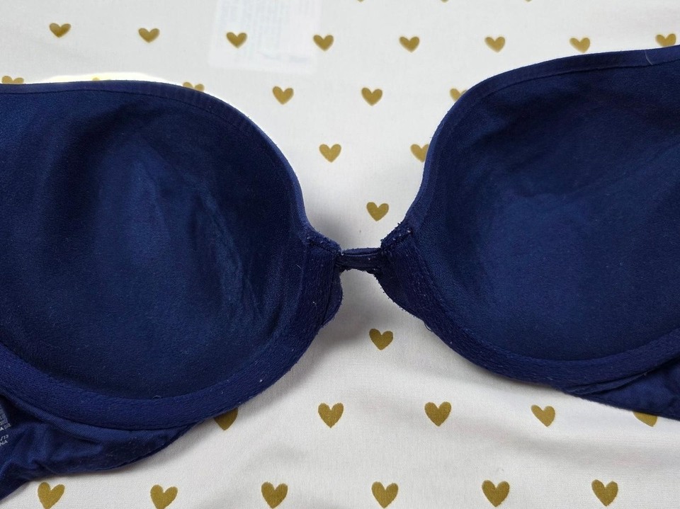 Victorias secret pink lot of 3 bras 32D padded racerback & plunge | eBay