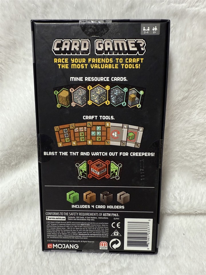 NEW MINECRAFT CARD GAME MOJANG MATTEL GAMES 2015 | eBay