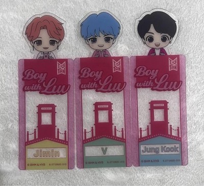 TinyTan Bookmark Collection Boy with Luv JIMIN V JUNGKOOK | eBay