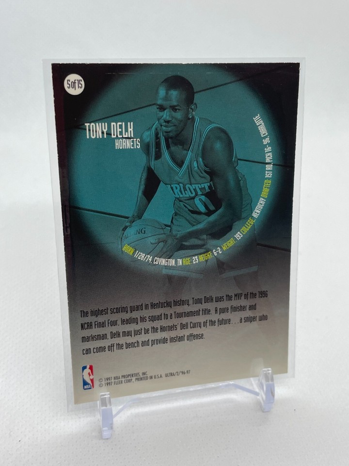 1996-97 Fleer Ultra All Rookie Tony Delk #5 Rookie RC | eBay