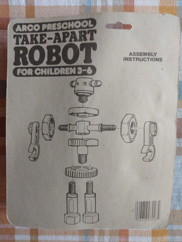 Vintage ARCO PreSchool Take-Apart Robot MOC Toy Bootleg KO | eBay