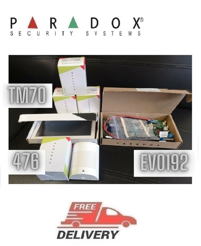 Paradox Security systems EVO192+ TM70+4 PIR KIT alarm panel keypad high ...