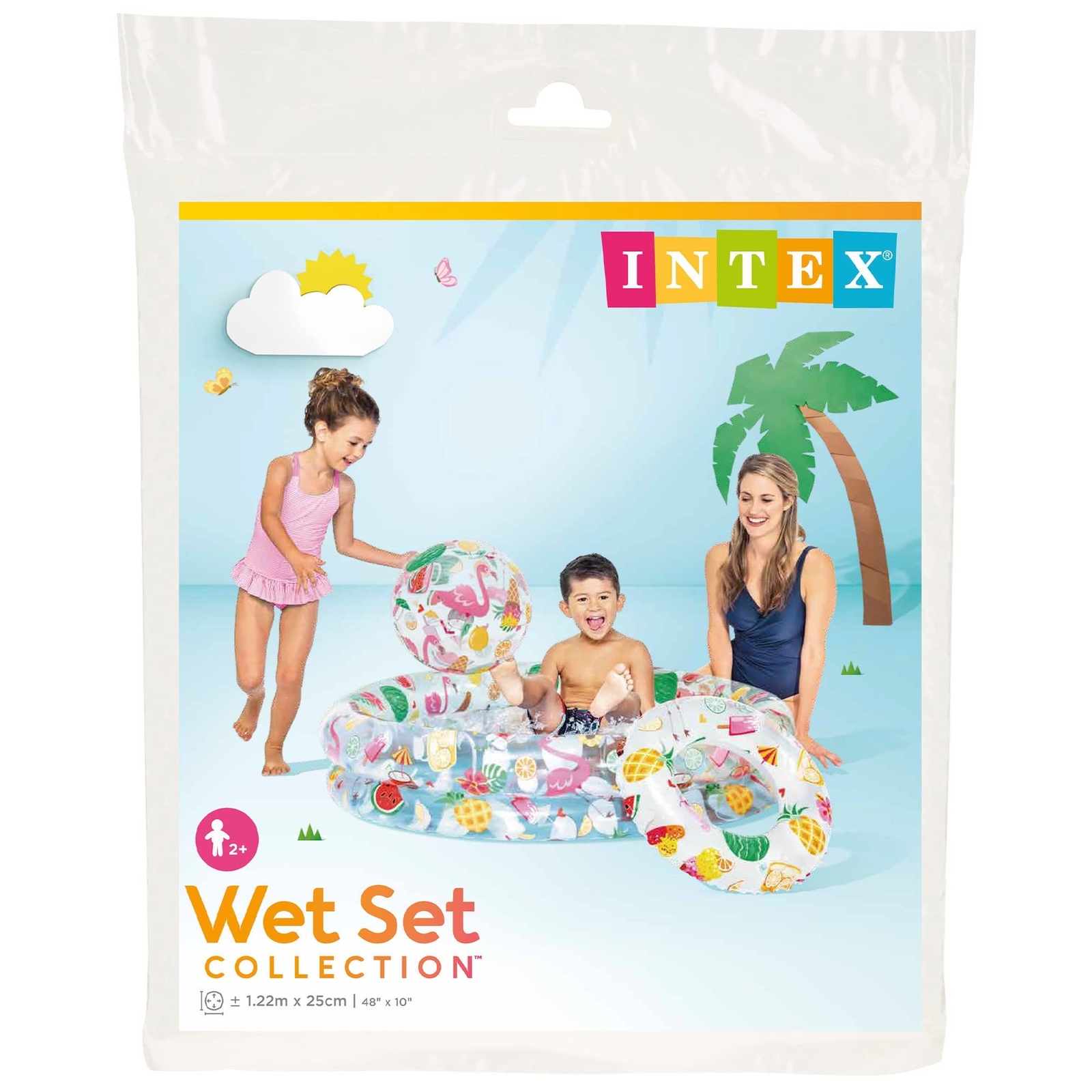 Intex+Set+Inflatable+Fun+Outdoor+Swimming+Pool+Recreation+59460ep ...