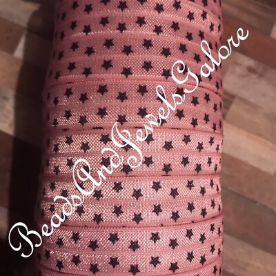 Star foe star elastic star hair ties pink stars trendy stars girly ...