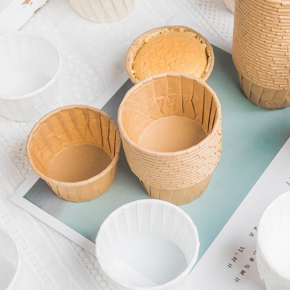 50pcs Kitchen Decorating Tools Cake DIY Paper Cupcake Baking Wrapper ...