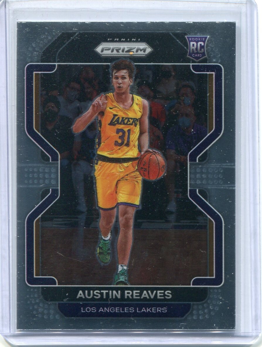 2021-22 Panini Prizm Austin Reaves Rookie Card RC #165 Los Angeles ...