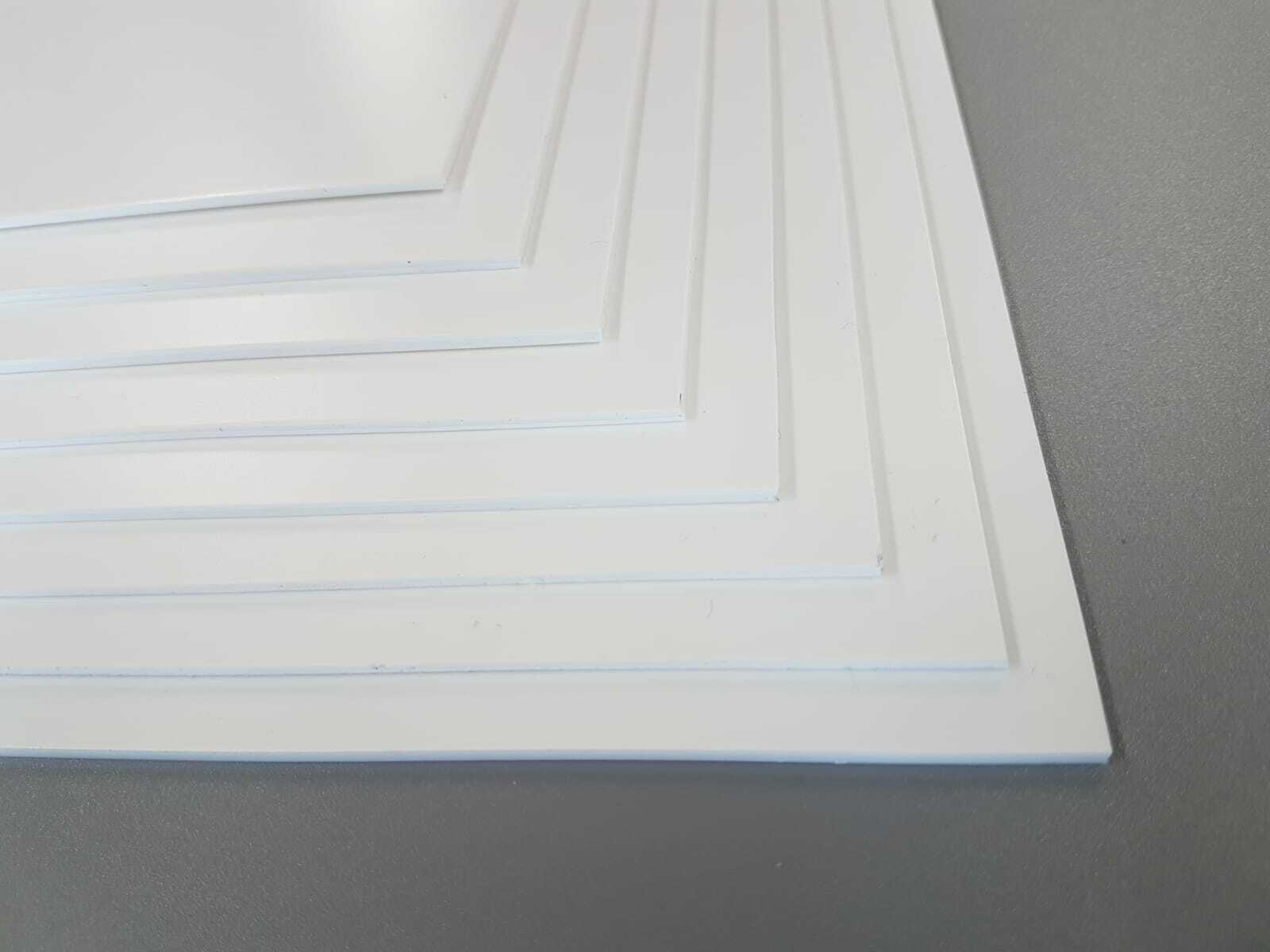 Plastic Sheet Polystyrene Sheets 2mm White High Impact HIPS A5 A4 A3 ...