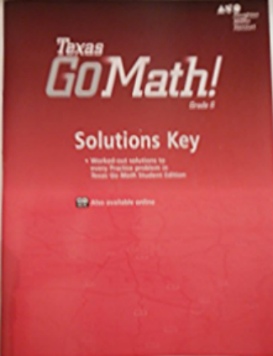 6th Grade 6 Go Math Texas Solutions Key Answer Manual | eBay
