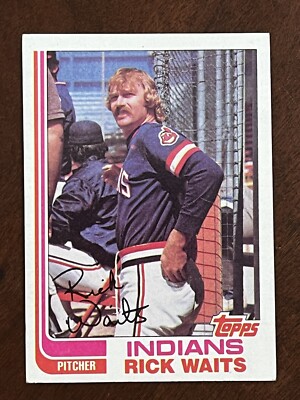 1982 Topps Baseball #573 Rick Waits Cleveland Indians | eBay