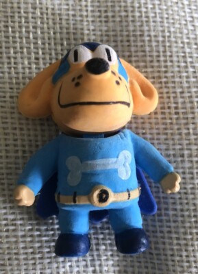 Bark Knight’s Dog Man Superhero Book Rubber Pencil Topper Eraser Tiny ...