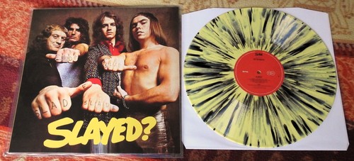 Slade Slayed? Yellow/Black Splatter Vinyl. Mint- Gudbuy T' Jane, Move ...