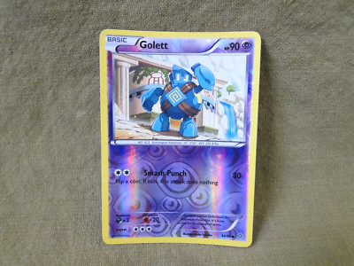 Pokemon Trading Card - Ancient Origins: Golett Reverse Holo 34/98 | eBay