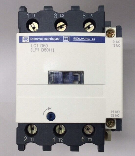 Telemecanique LC1D50BD Contactor 24 V DC Square D Schneider LC1 D50 | eBay