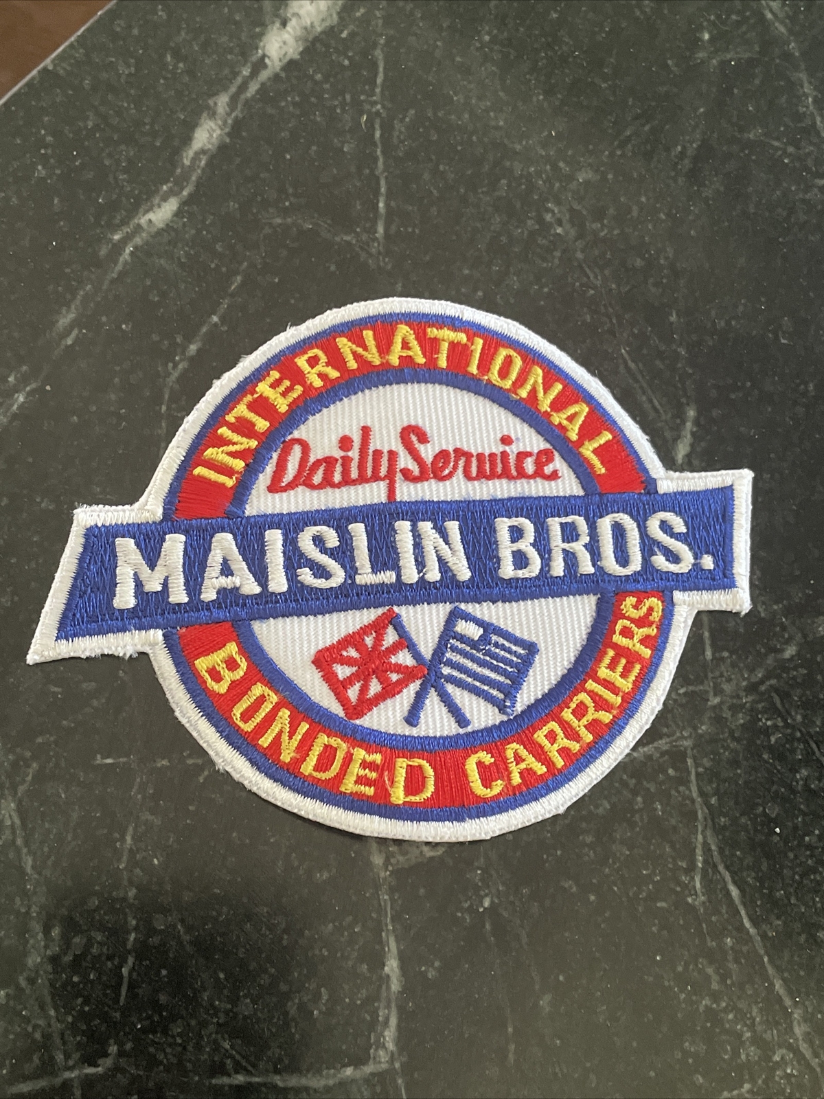 Maislin Bros Motor Freight Trucking Trucker Sew On Patch Hat 80s Rare 4 ...