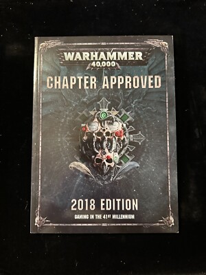 Games Workshop Warhammer 40k Chapter Approved 2018 Lot A Rulebook Codex ...