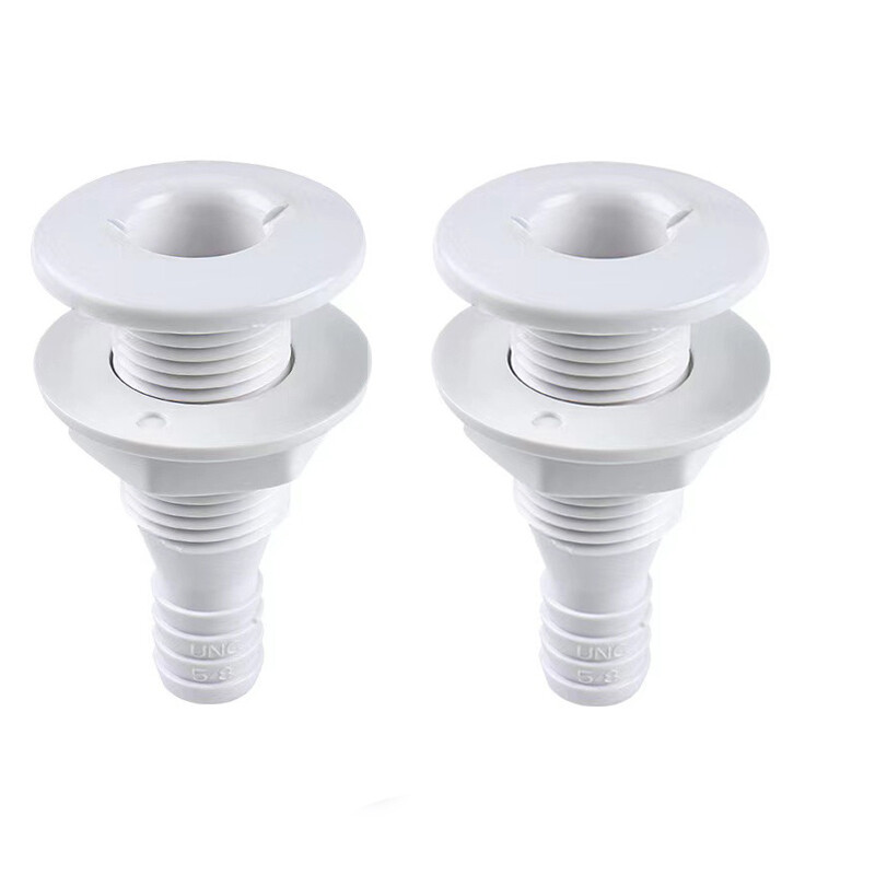 2 PCS BSP Thru Hull Skin Fitting Bilge Pump Hose Fitting 19mm 3/4" Boat ...