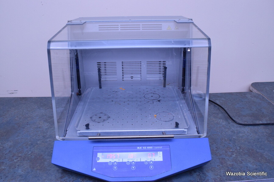 IKA KS 4000 I CONTROL VARIABLE SPEED DIGITAL INCUBATOR SHAKER 10-500 ...
