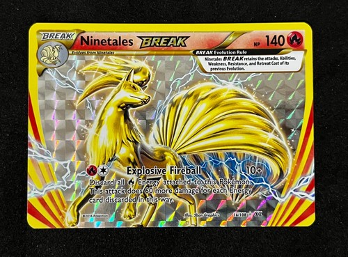 Ninetales Break 16/108 Ultra Rare Holo XY Evolutions 2016 Pokemon Card ...