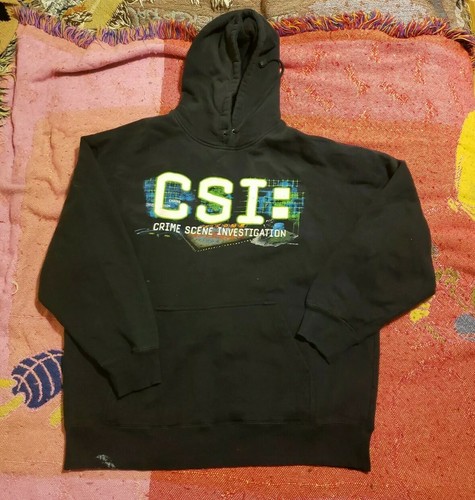 Vintage 2007 CSI Crime Scene Investigation Las Vegas Unit hoodie XL TV ...