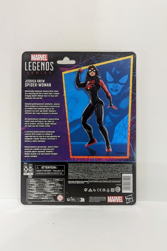 Marvel Legends Retro Spider-Woman JESSICA DREW 6" Action Figure Hasbro ...