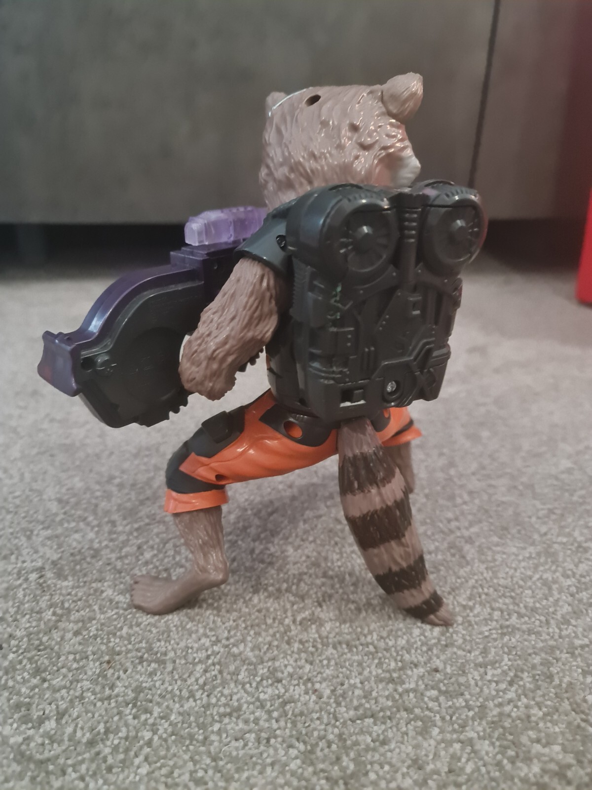 MARVEL GUARDIAN OF GALAXY BIG BLASTIN ROCKET RACCOON FIGURE | eBay