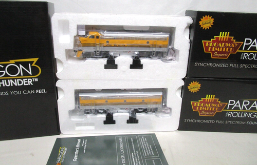 Broadway BLI HO Scale D&RGW Rio Grande F7 AB Locomotive Set NOS DCC ...