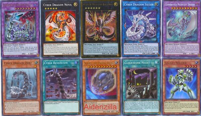 Yugioh Cyber Dragon Deck - Sieger Infinity Nova Revsystem Clockwork ...