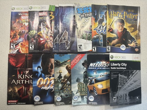 Lot of 13 French Instruction Booklets Manual Nintendo Gamecube, Xbox ...