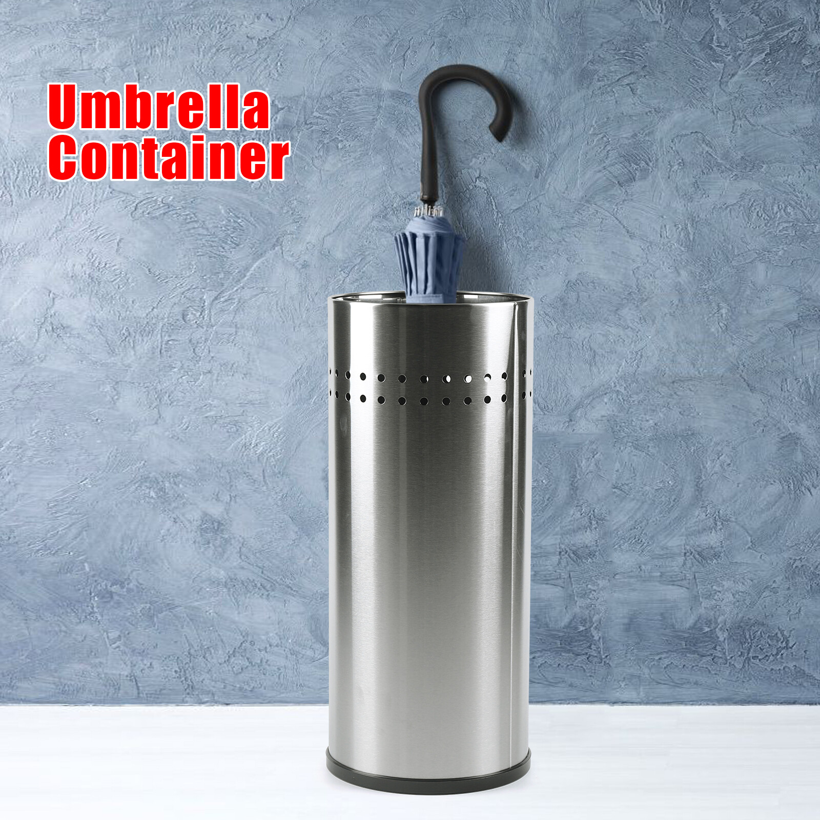 SilverMetal Umbrella Stand Rack, Stainless Steel Umbrella Storage ...