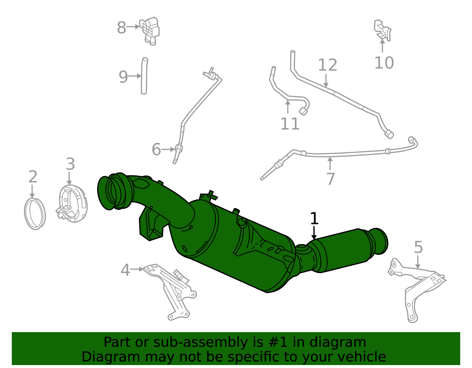 Genuine Mercedes-Benz Converter & Pipe 9074902601 for sale online | eBay