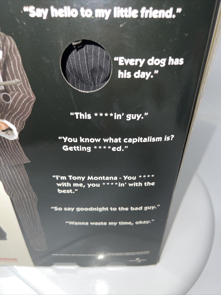 Sideshow Collectibles 12" Scarface Talking Figure box Exclusive Al ...