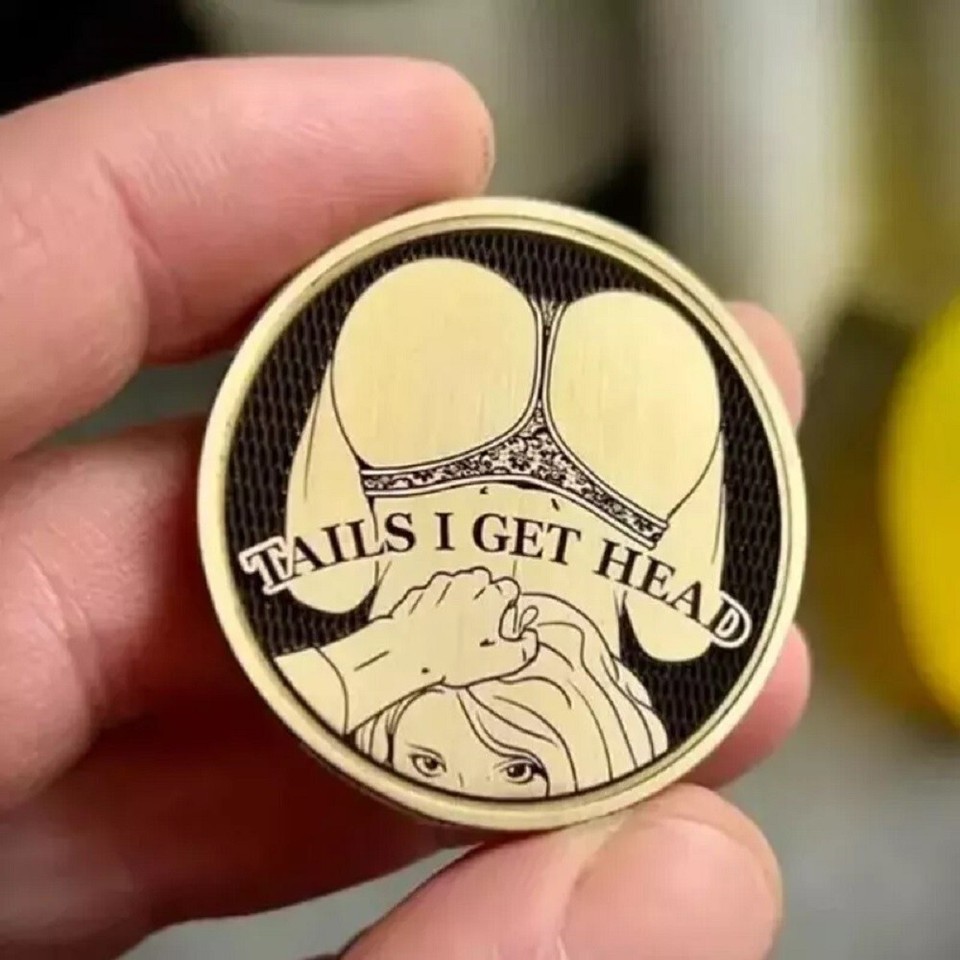 Funny Heads and Tails Coins,Heads I Get Tail -Tails I Get Head Double ...