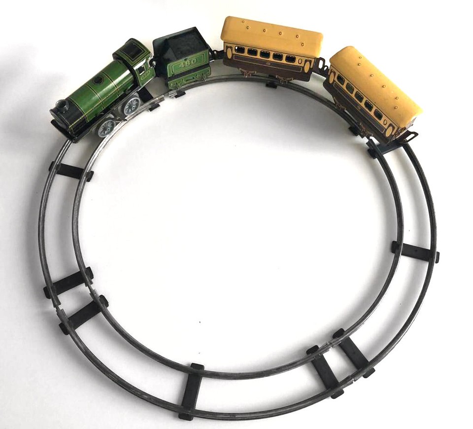 Gioco treninino latta METTOY - Passenger Train Set n. 5337. Made in GB ...