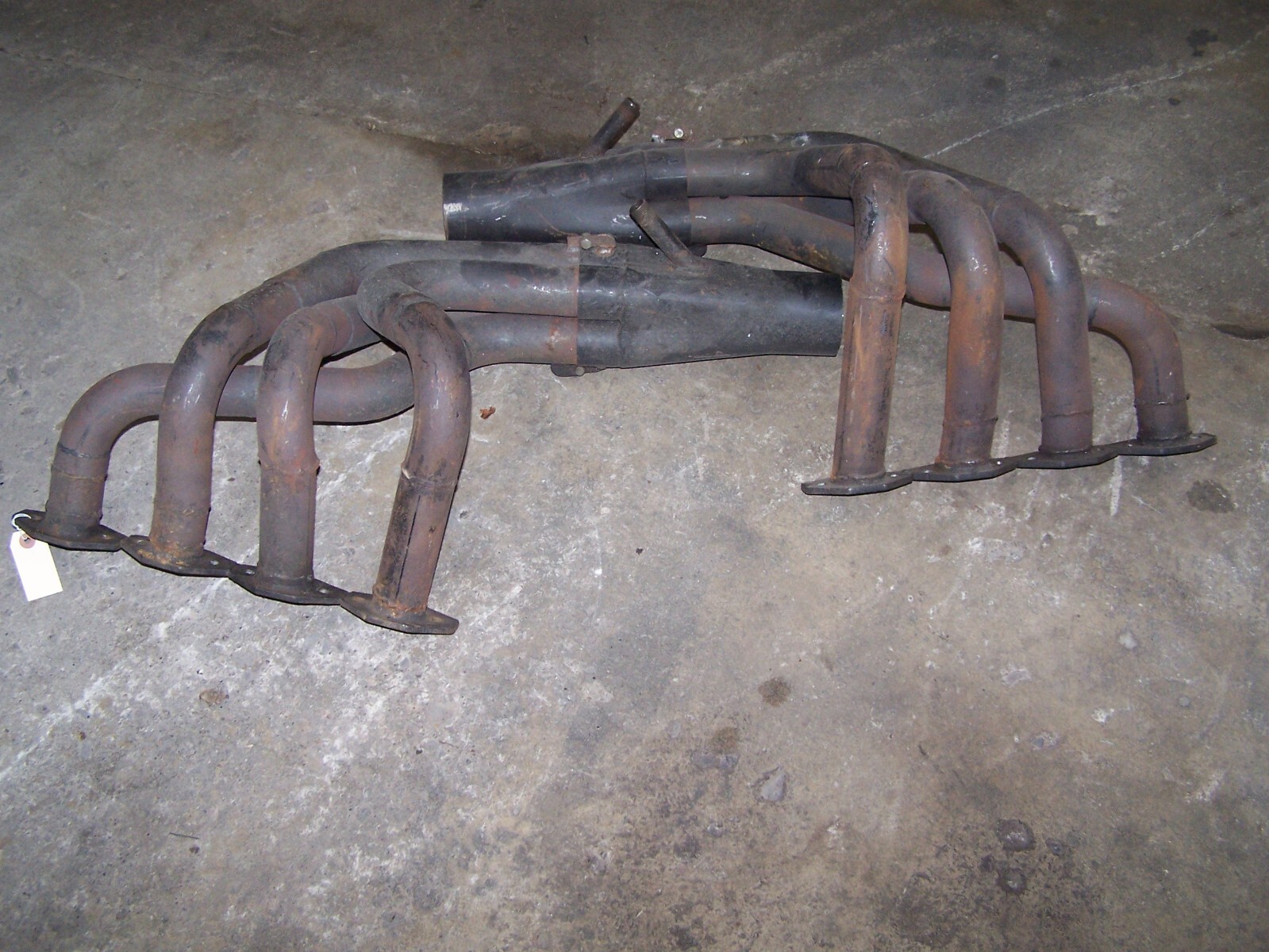 Custom Step Headers Dart Buick Head SBC Chevy 3.5” Collectors Evac USED ...