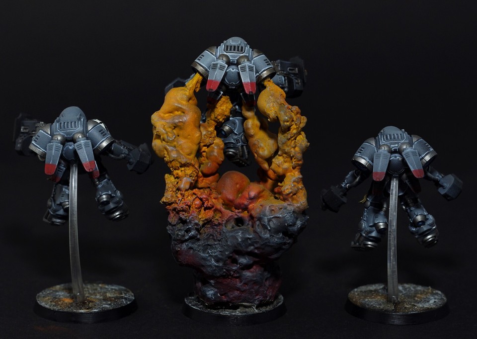 Primaris Space Marine Inceptors Painted Space Wolves 40k space marines ...