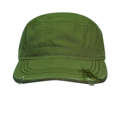 Cadet Hat Army Castro Baseball Cap Military Adjustable Distressed Solid ...