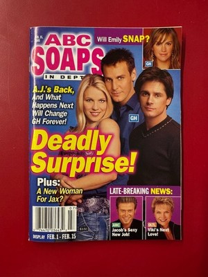 ABC Soaps In Depth Magazine Feb 15 2005 GH A.J.'s Back Deadly Surprise ...