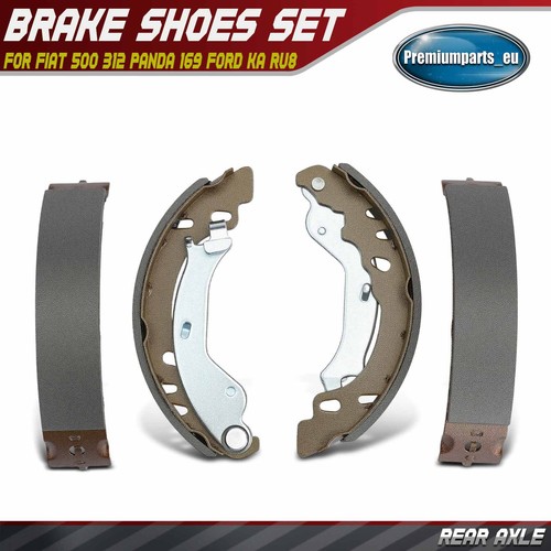 Rear Brake Shoes Set for Fiat 500 312 07-10 Panda 169 03-10 Ford Ka RU8 ...