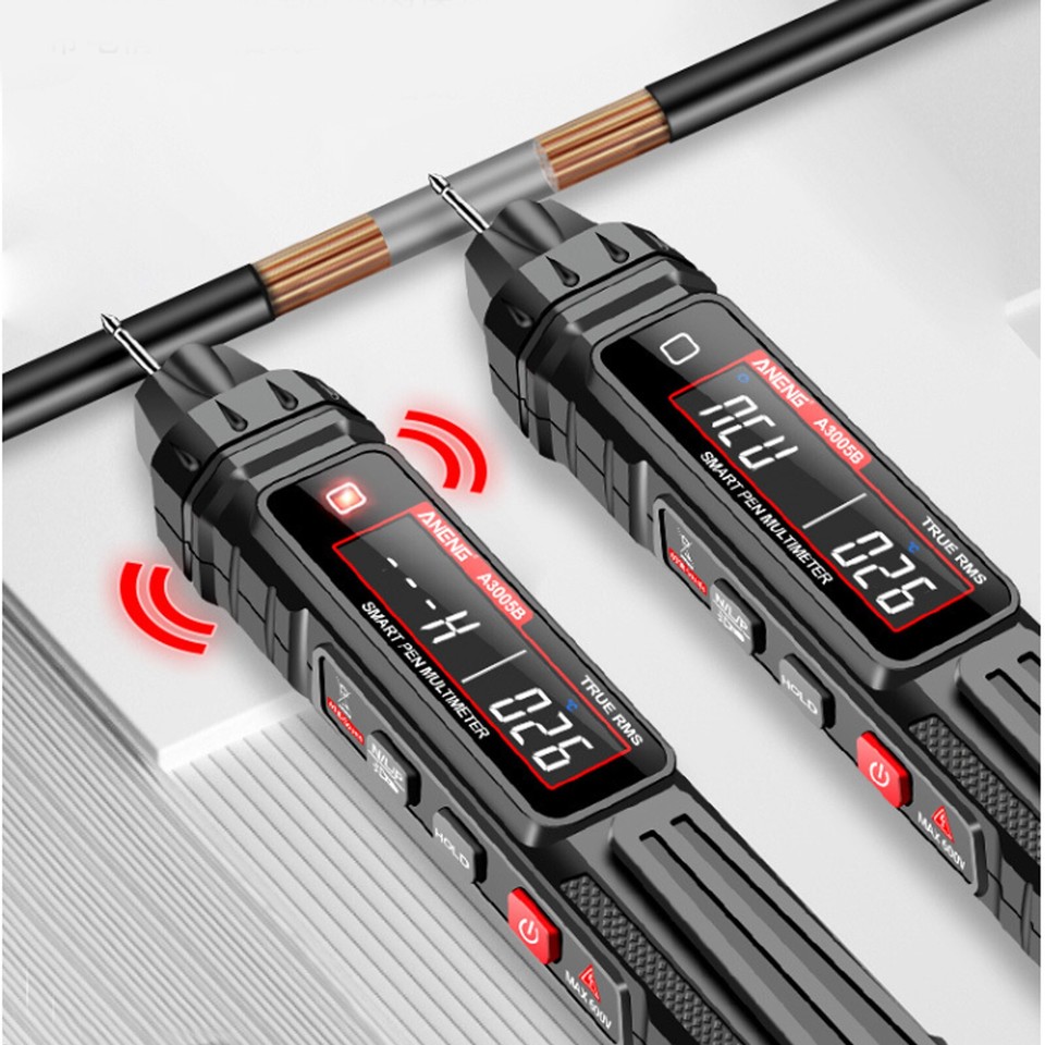A3005 Digital Multimeter Pen Non-Contact Auto AC/DC Voltage Ohm Diode ...