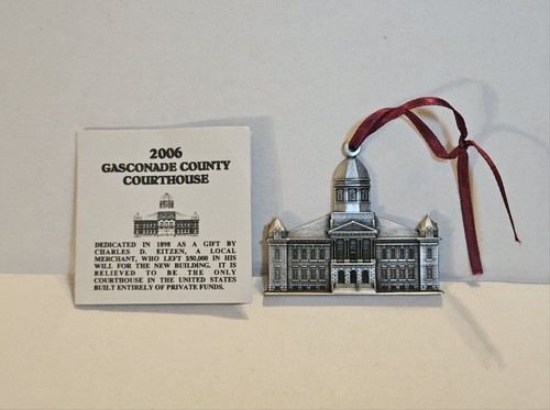 Gasconade County Courthouse Hermann Missouri 2006 Pewter Christmas ...