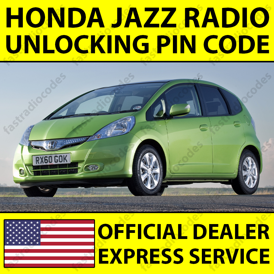 HONDA JAZZ CAR RADIO NAVI ANTI-THEFT UNLOCKING PIN CODE FAST & RELIABLE ...