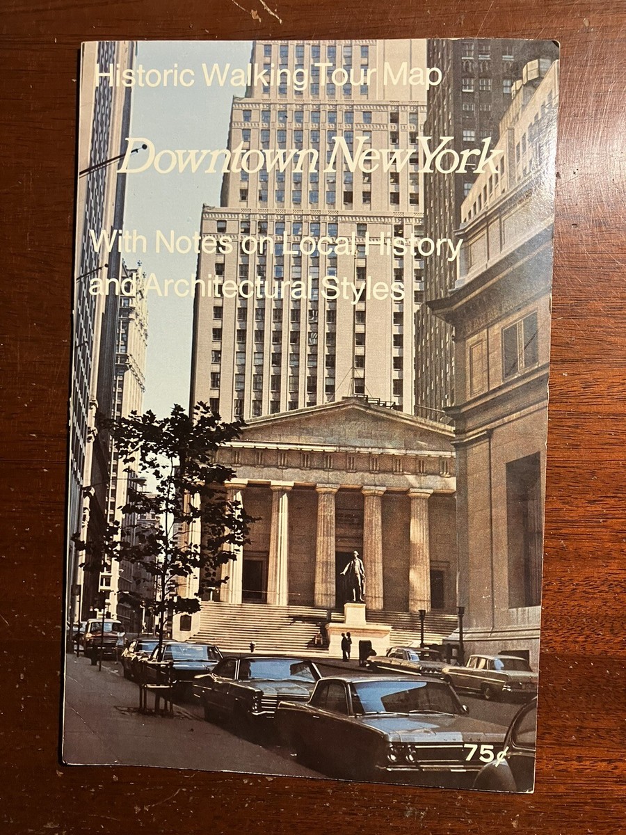 Walking Map Of Downtown Nyc