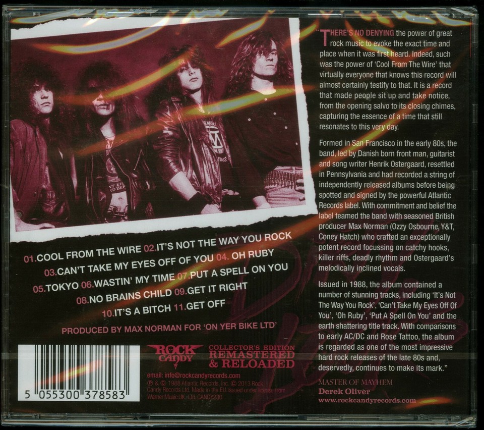 Dirty Looks Cool From The Wire CD new Rock Candy Records | eBay