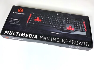 Cyberpower PC Multimedia Gaming Wired USB Keyboard - Great Condition | eBay